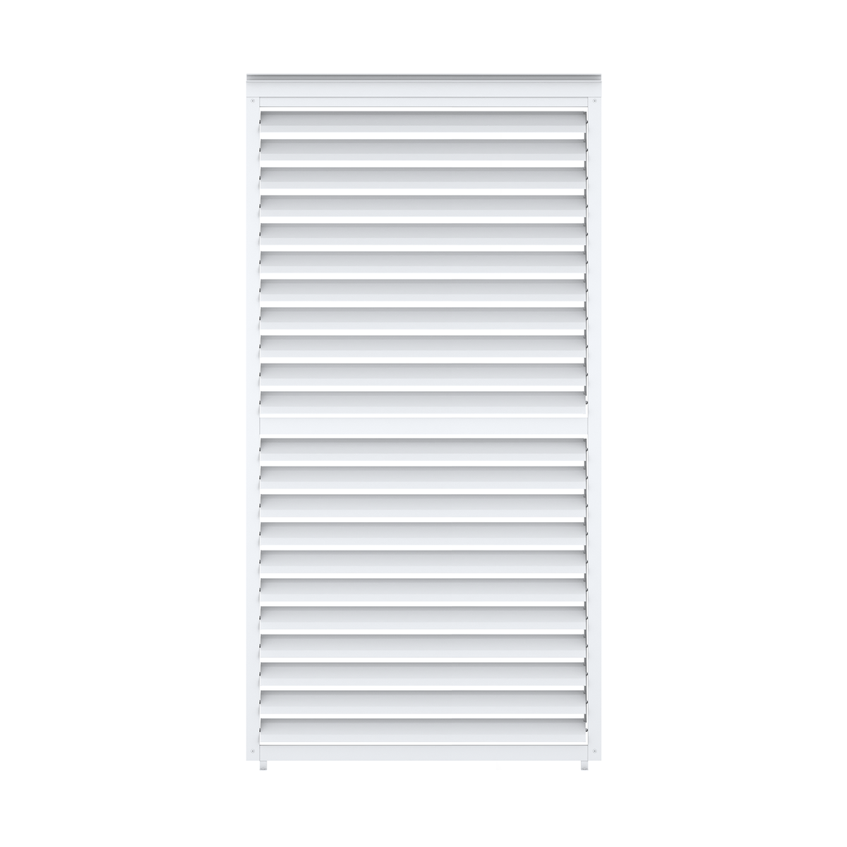 MIRADOR 111 ACCESSORY -13' white SHUTTER WALL - Aluminum Shutter Wall ...