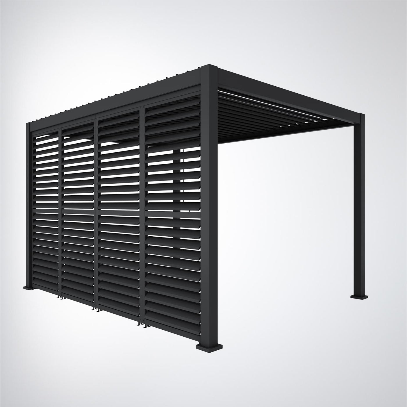 MIRADOR 111 ACCESSORY -10' Charcoal SHUTTER WALL - Aluminum Shutter ...